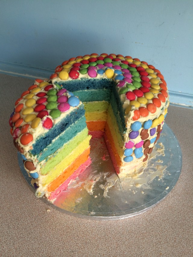 Rainbow cake | Rosie & Ruby love